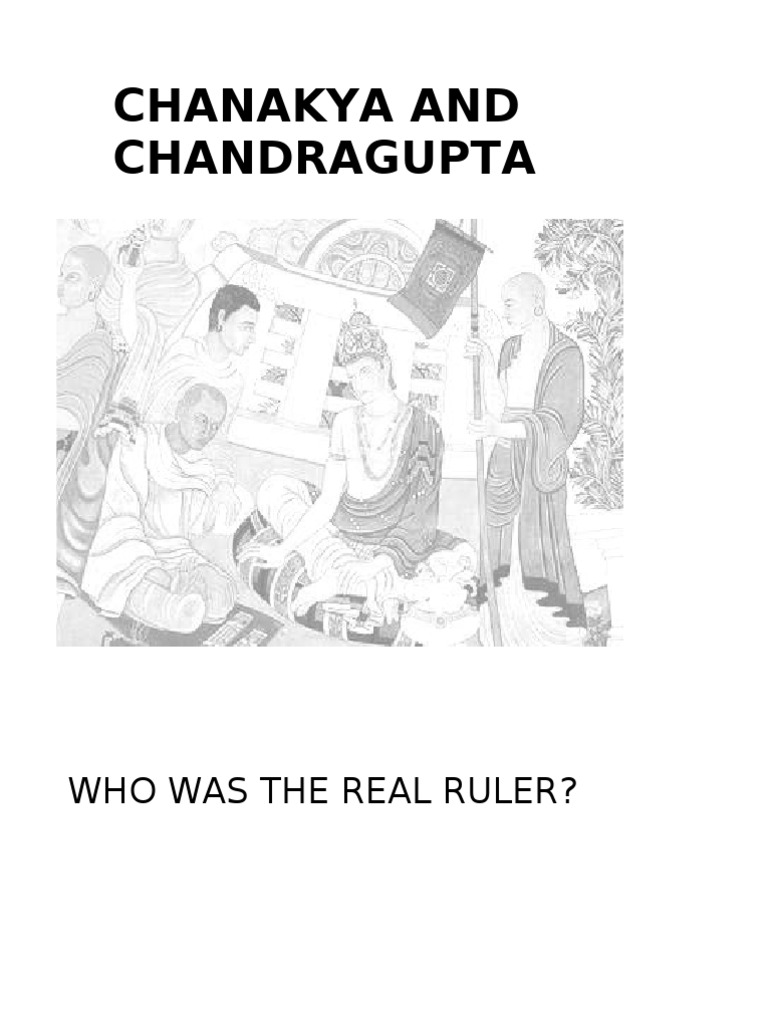 Chanakya and Chandragupta: A Legacy | PDF