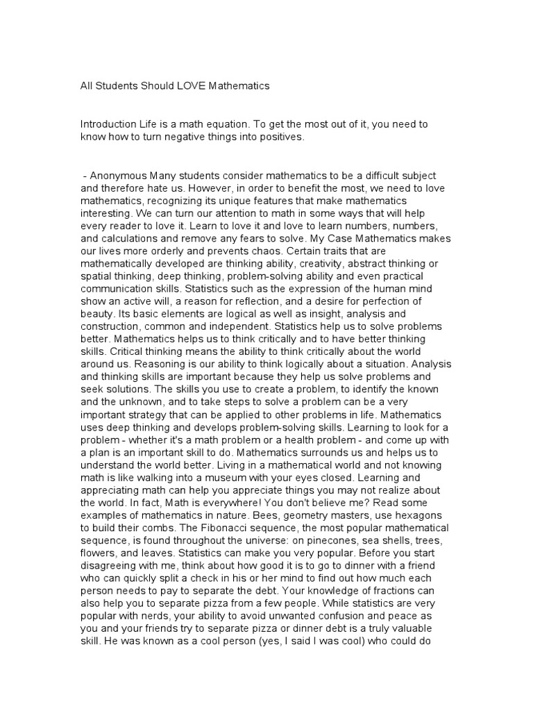 MMW Synthesis Ian Stewart | PDF | Mathematics | Critical Thinking