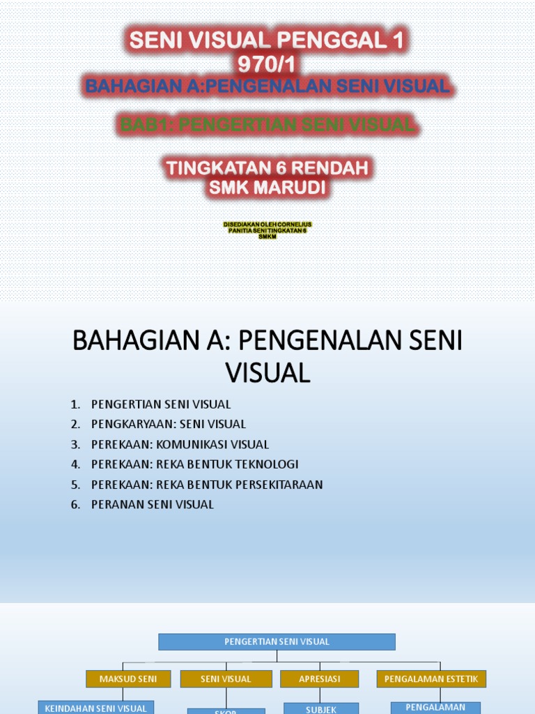970/1 STPM SENI VISUAL Bab 1 Seni Visual-Pengertian Seni Visual | PDF