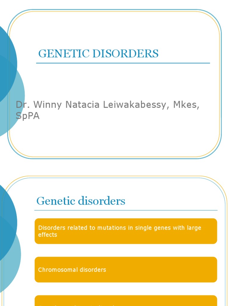 Genetic Disorders: An In-Depth Look at Single-Gene Disorders ...