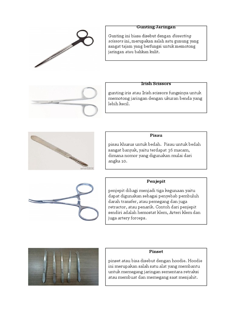 Alat Alat Instrumen Bedah | PDF
