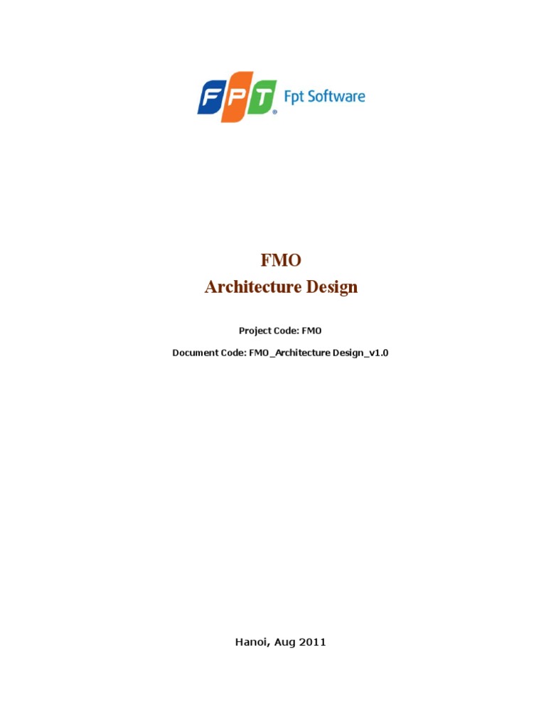 FMO Architecture Design v1.0-2 | PDF | Entity Framework | Transport ...