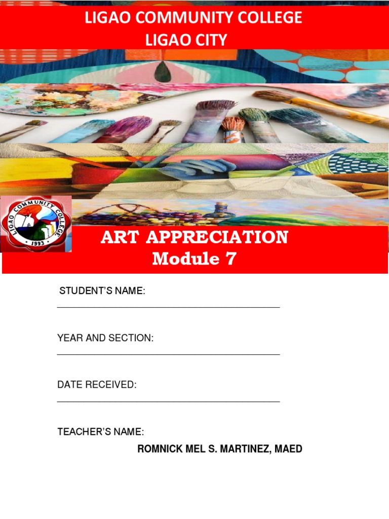 Art Appreciation Module 7 Martinez Romnick Mel S. | PDF | Ancient ...