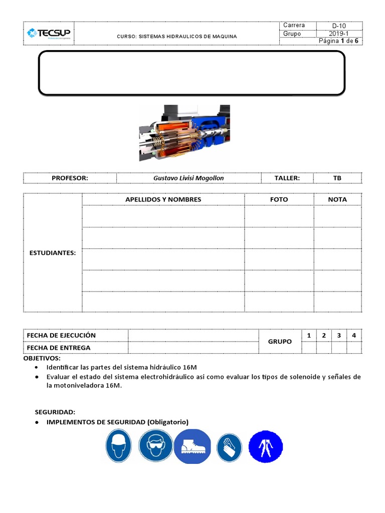 Guia de Taller N°6 | PDF | Ingeniería mecánica