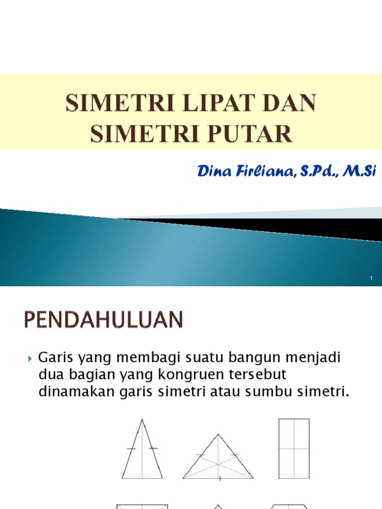 Simetri Lipat dan Putar pada Bangun Datar | PDF
