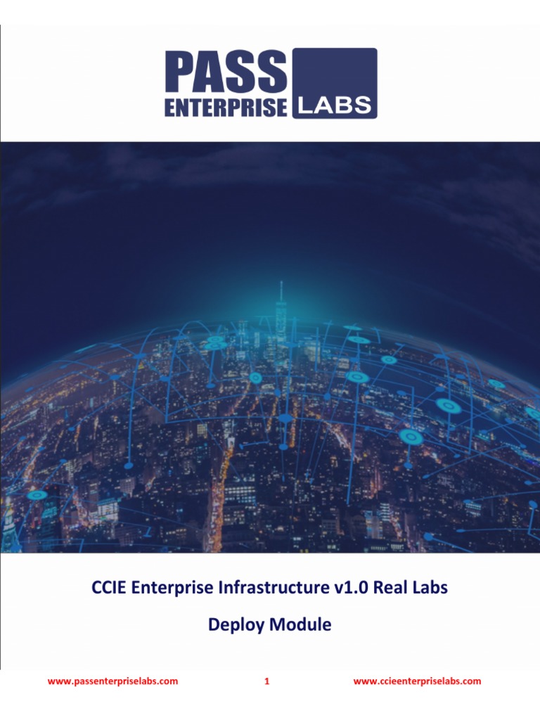 CCIE Enterprise Infrastructure Lab Guide | PDF | Computer Networking ...