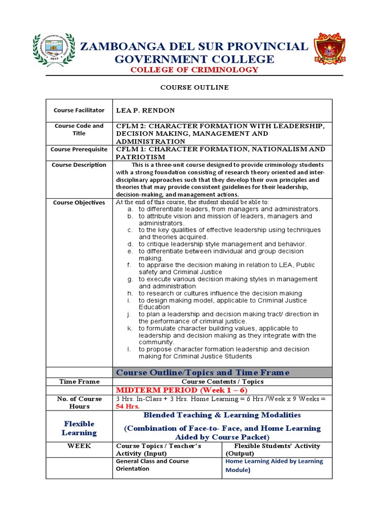 CFLM 2: Leadership and Decision Making | PDF | Leadership ...