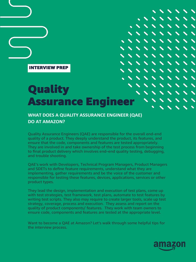 QAE Interview Prep Guide | PDF | Quality Assurance | Computer Programming