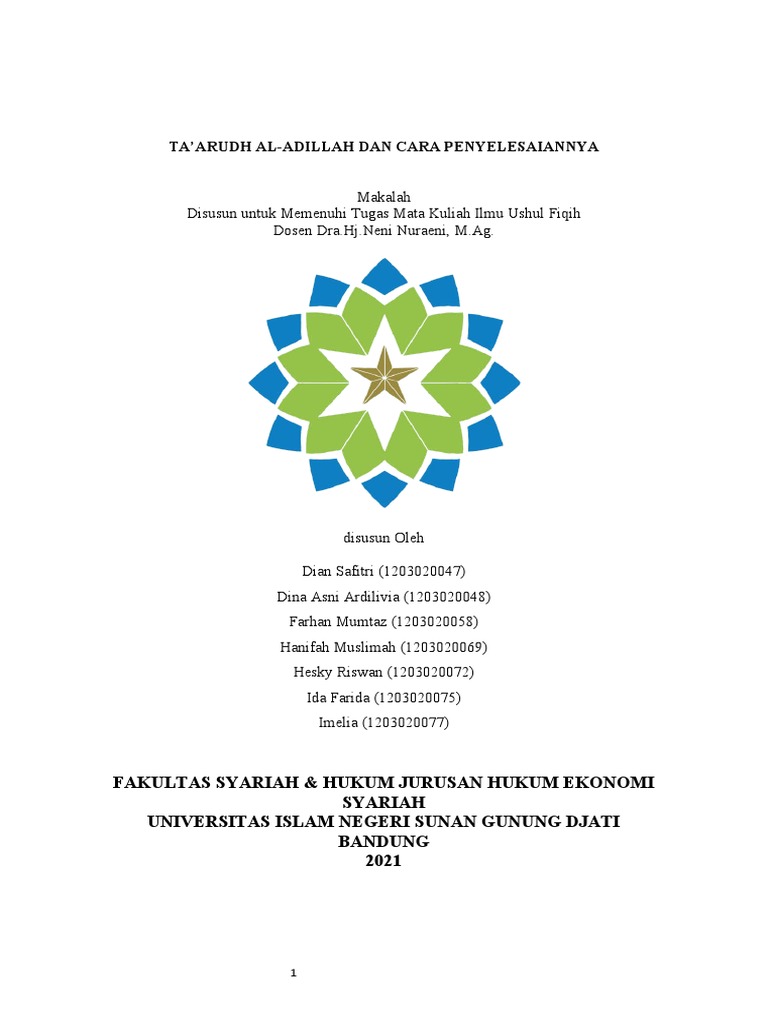Ta'arudh Al-Adillah: Pengertian dan Solusi | PDF