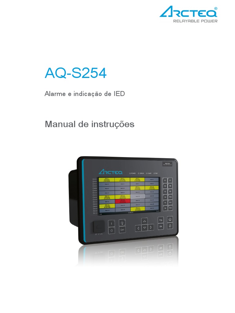 AQ S254 Instruction Manual v2.01EN - En.pt | PDF | Entrada/Saída | Cor