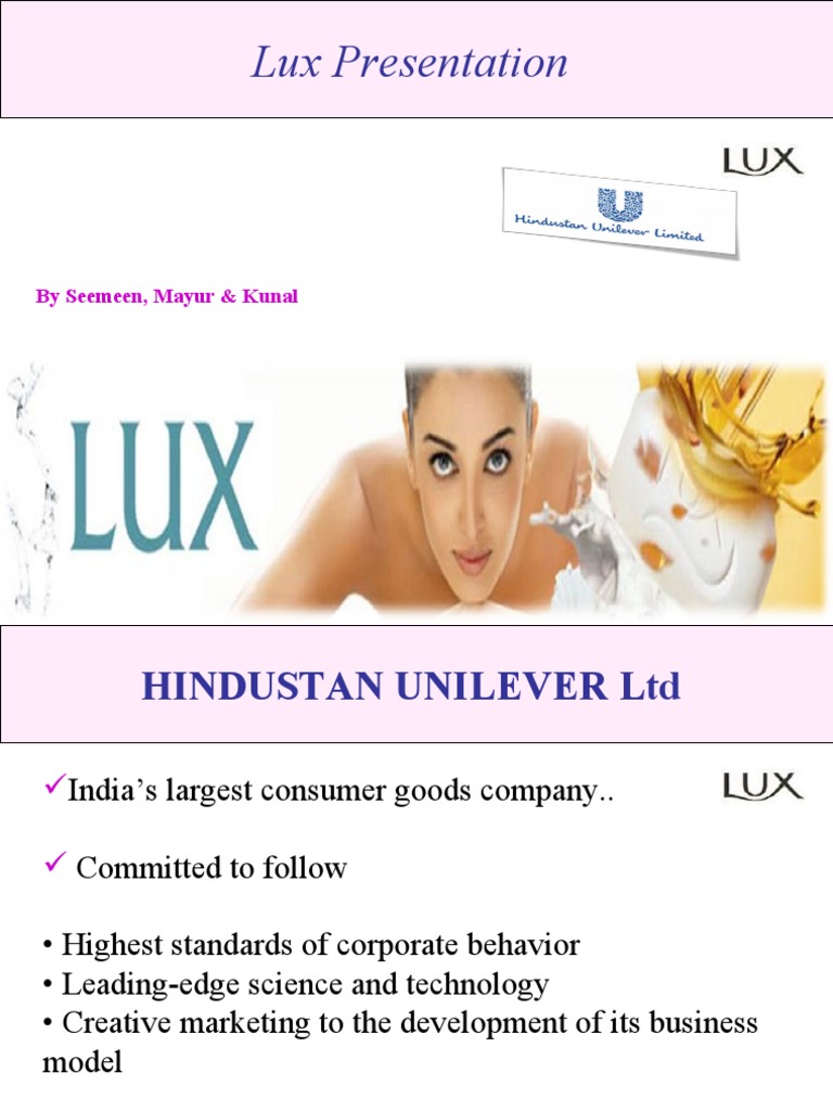 Lux - Presentation Final | PDF | Brand