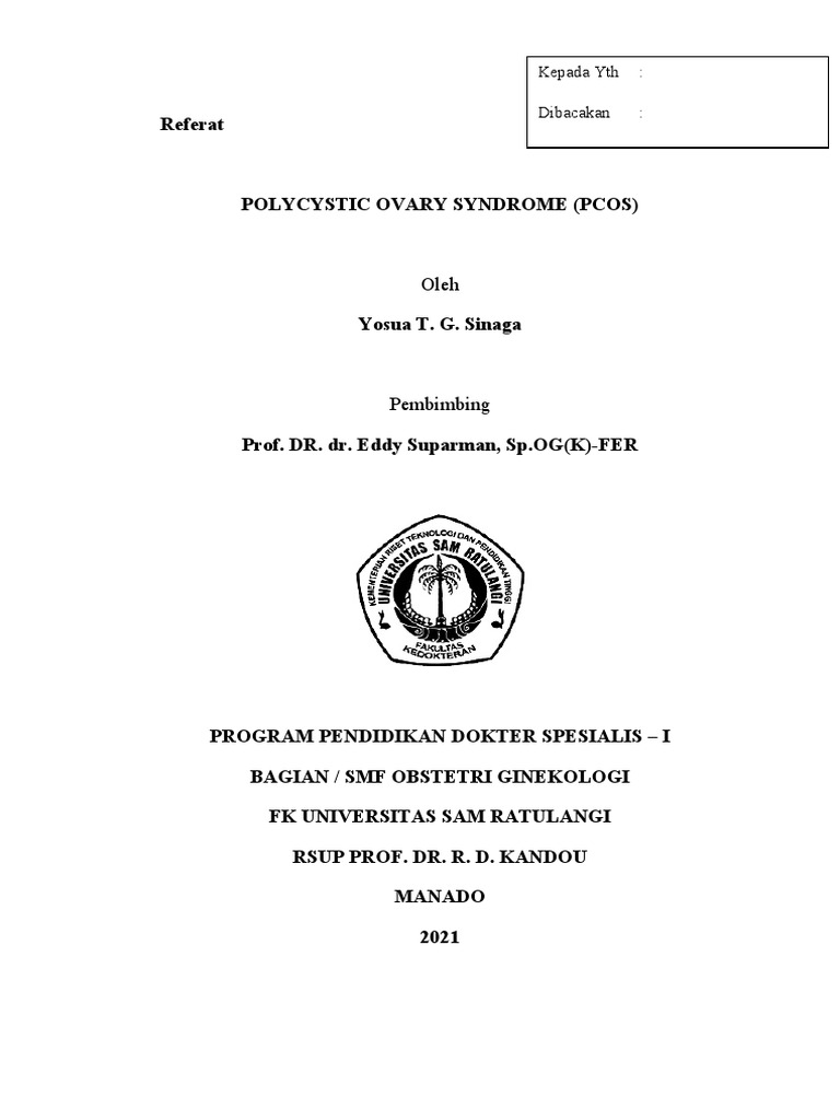 PCOS - PDF Presentasi Yosua | PDF