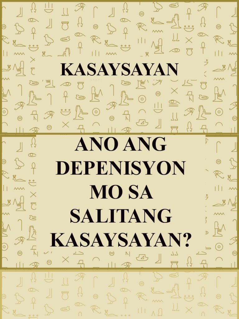 KASAYSAYAN | PDF