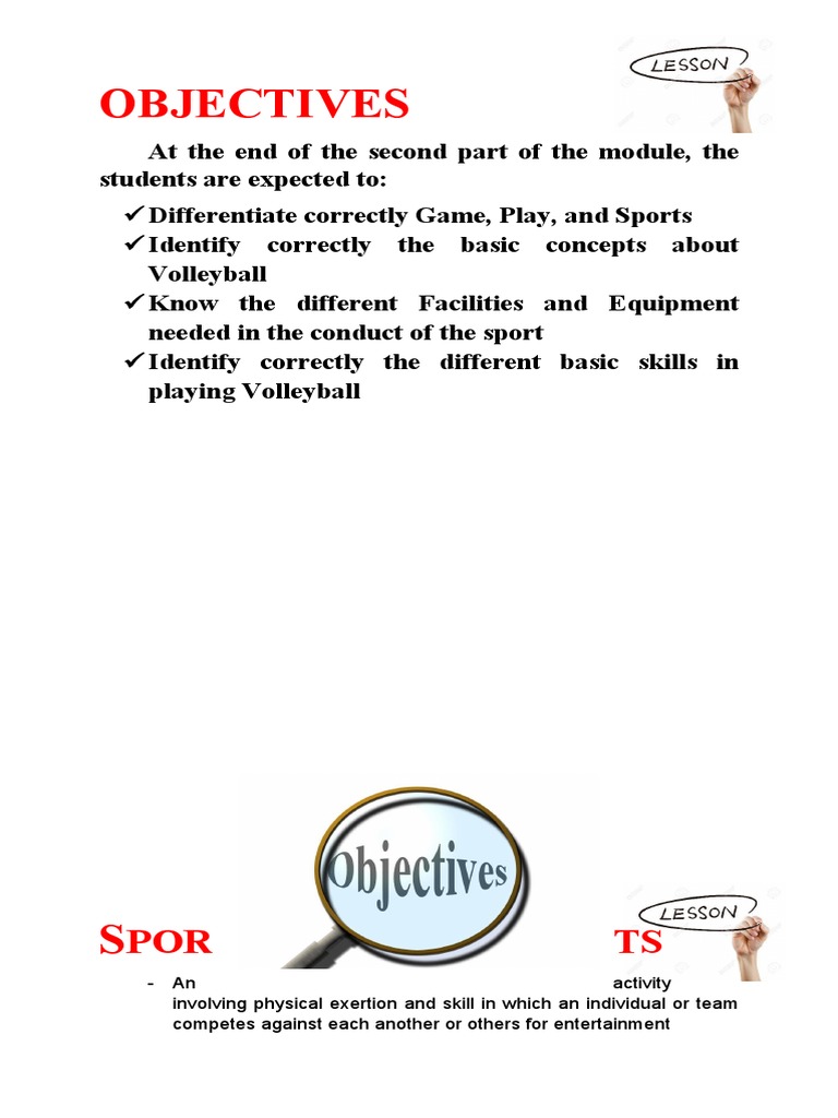 PE3 - Module 2 | PDF | Volleyball | Leisure