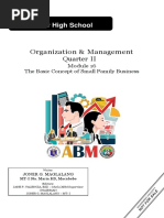 Organization and Management: Quarter I Module 1: Basic Concepts and ...