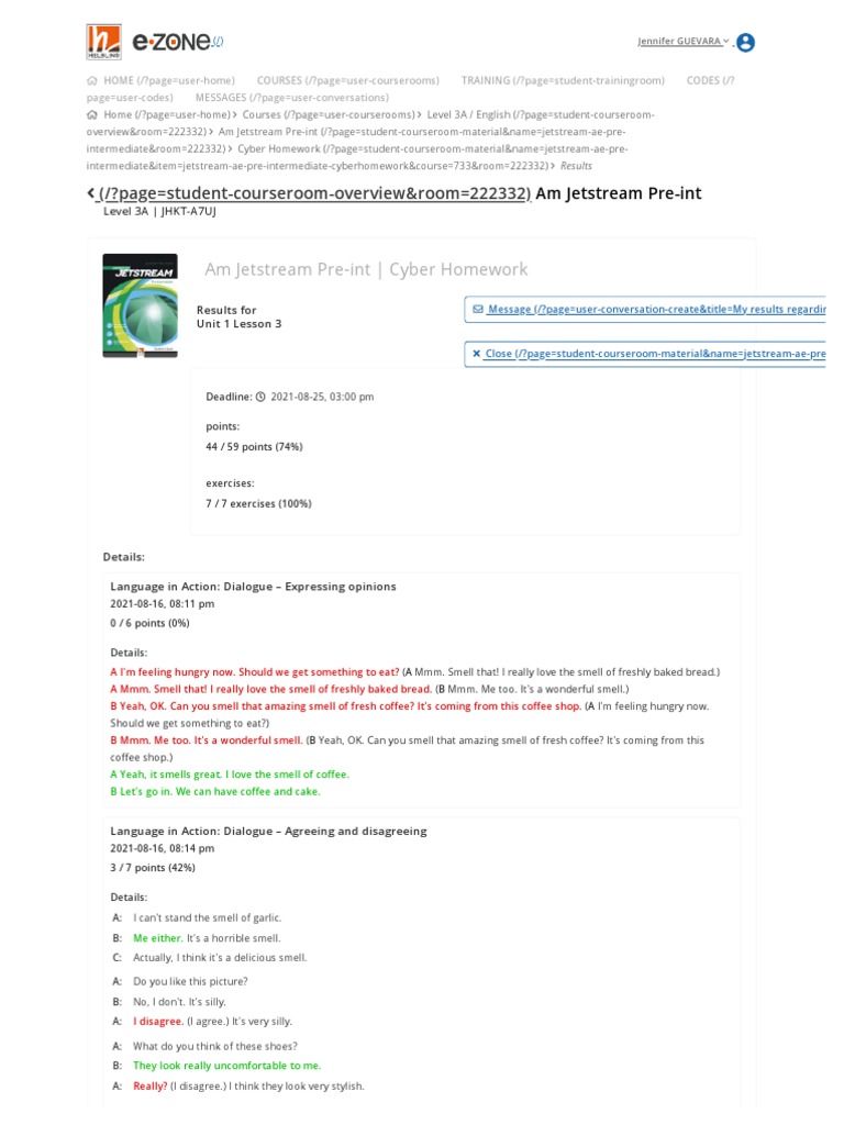 Am Jetstream Pre-Int Unit 1 Lesson 3 | PDF | English Language | Human Communication