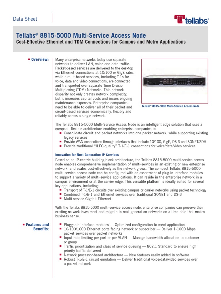 Datasheet MSAN | PDF