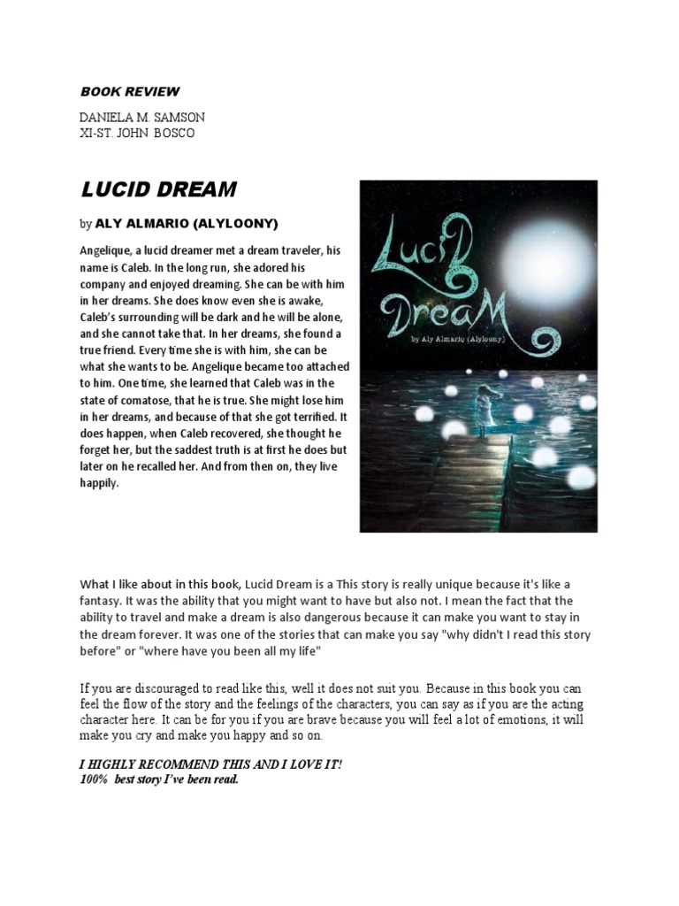 Lucid Dream: A Journey with Caleb | PDF