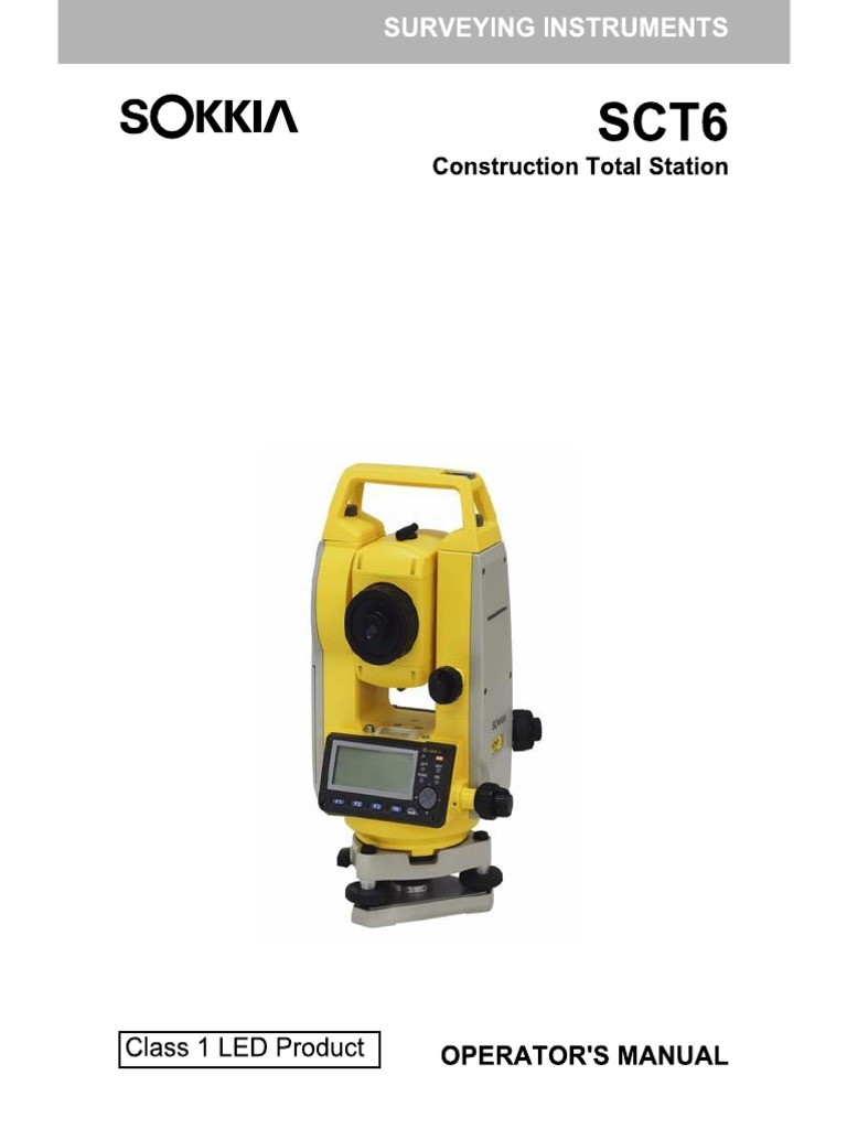Manual Estacion SCT-6 | PDF