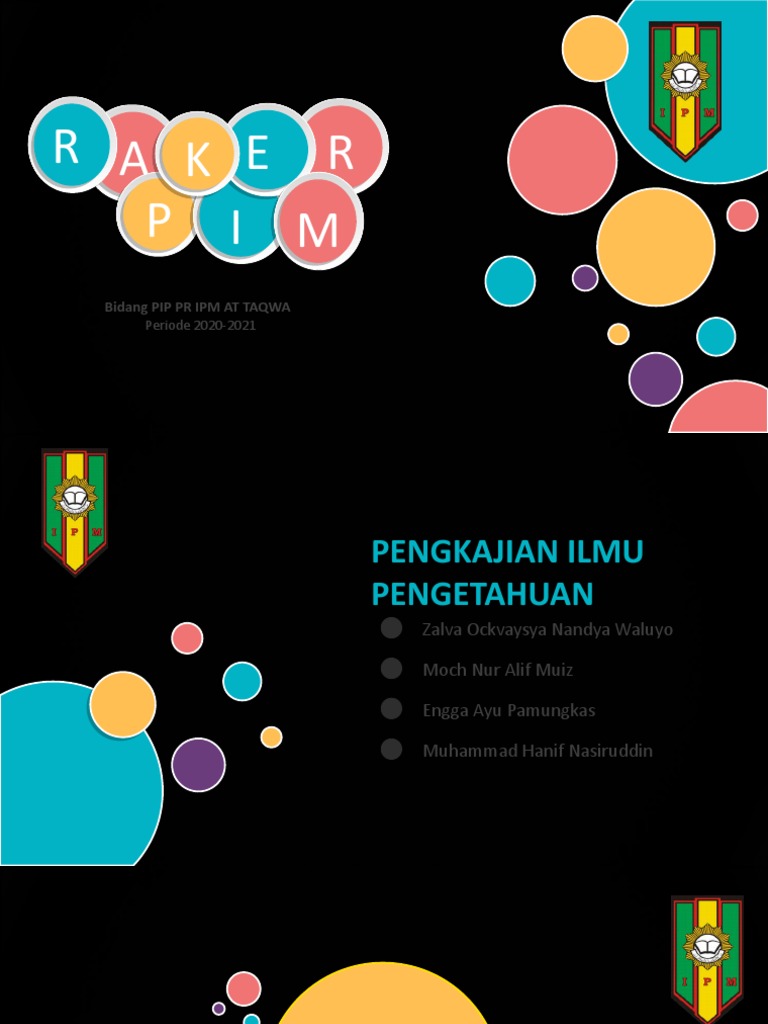 Contoh PPT Rakerpim IPM | PDF