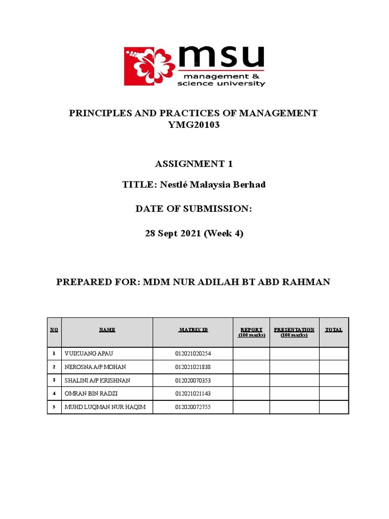 A1 Ppom Nestle Group 01 | PDF | Nestlé | Advertising