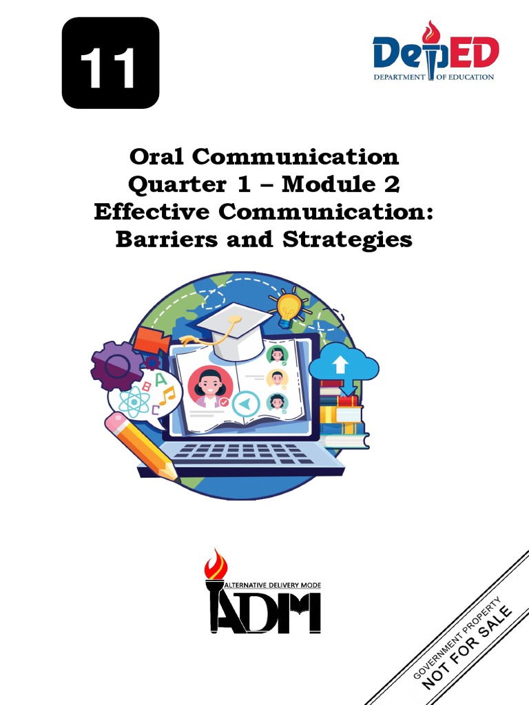 Oral Communication Quarter 1 - Module 2 Effective Communication ...