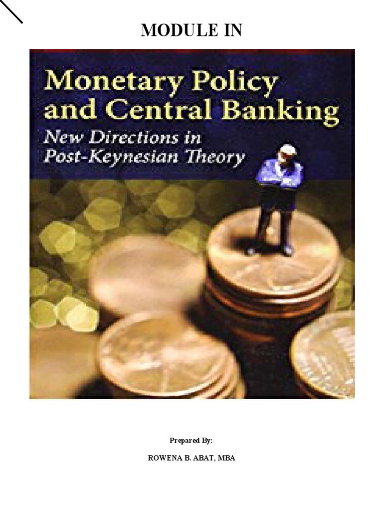 Ma'Am Rowena Abat Module in Monetary Policy | PDF | Stocks | Banks