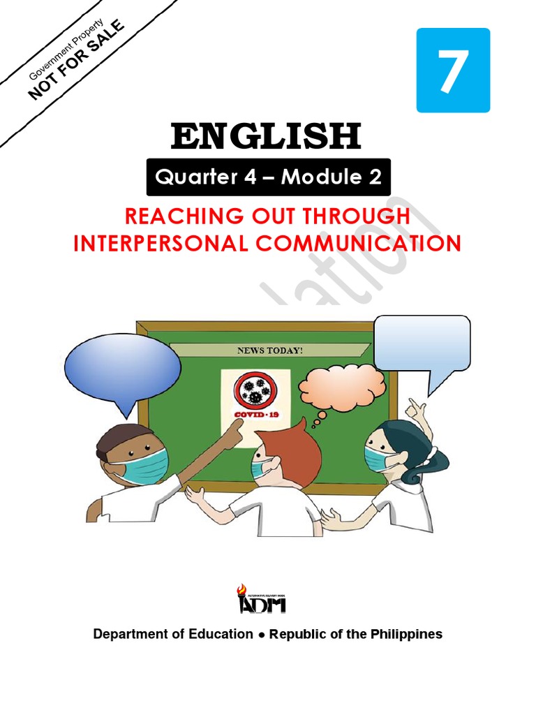 English: Reaching Out Through Interpersonal Communication | PDF ...