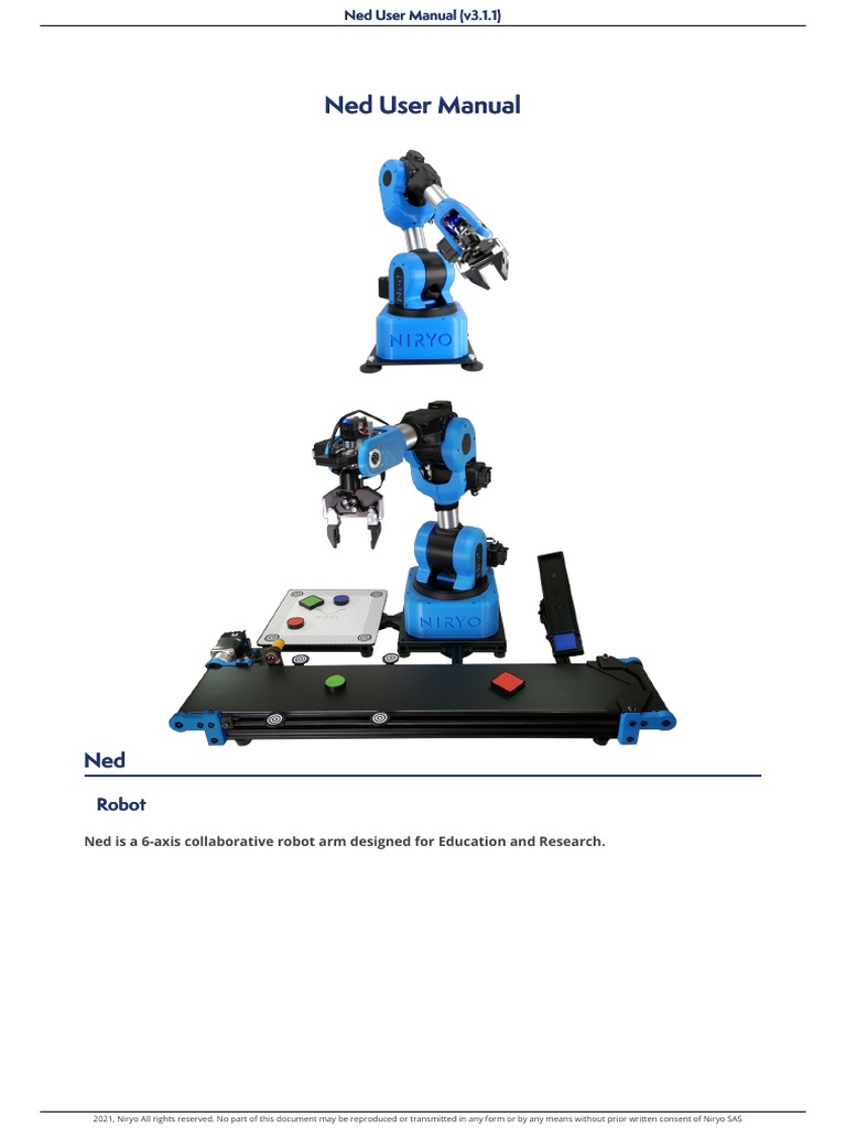 Ned User Manual Ned User Manual | PDF | Power Supply | Computer Network