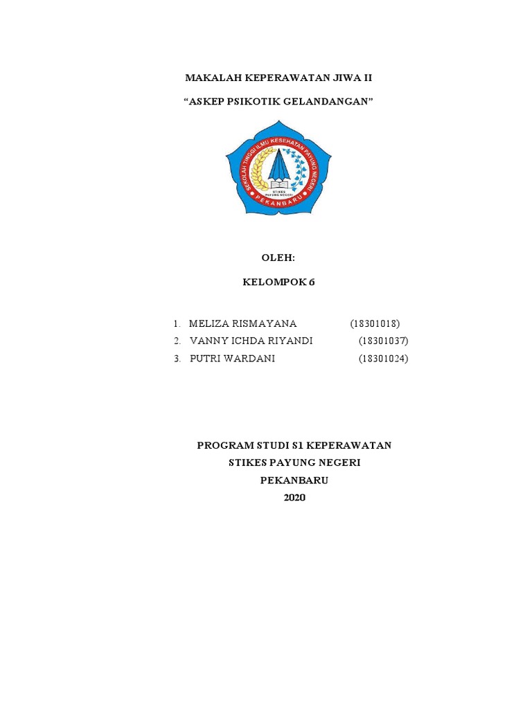 Askep Psikotik Gelandangan: Panduan Keperawatan | PDF | Pengembangan Diri