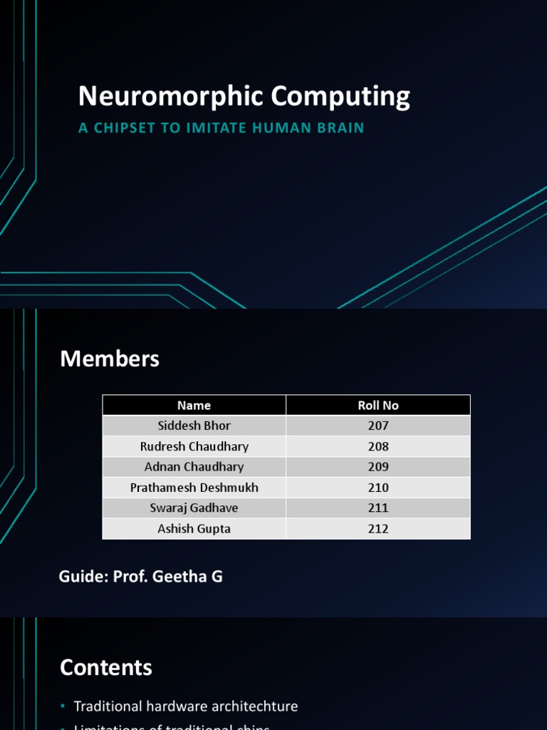 Neuromorphic Computing | PDF | Intelligence (AI) & Semantics | Artificial Intelligence