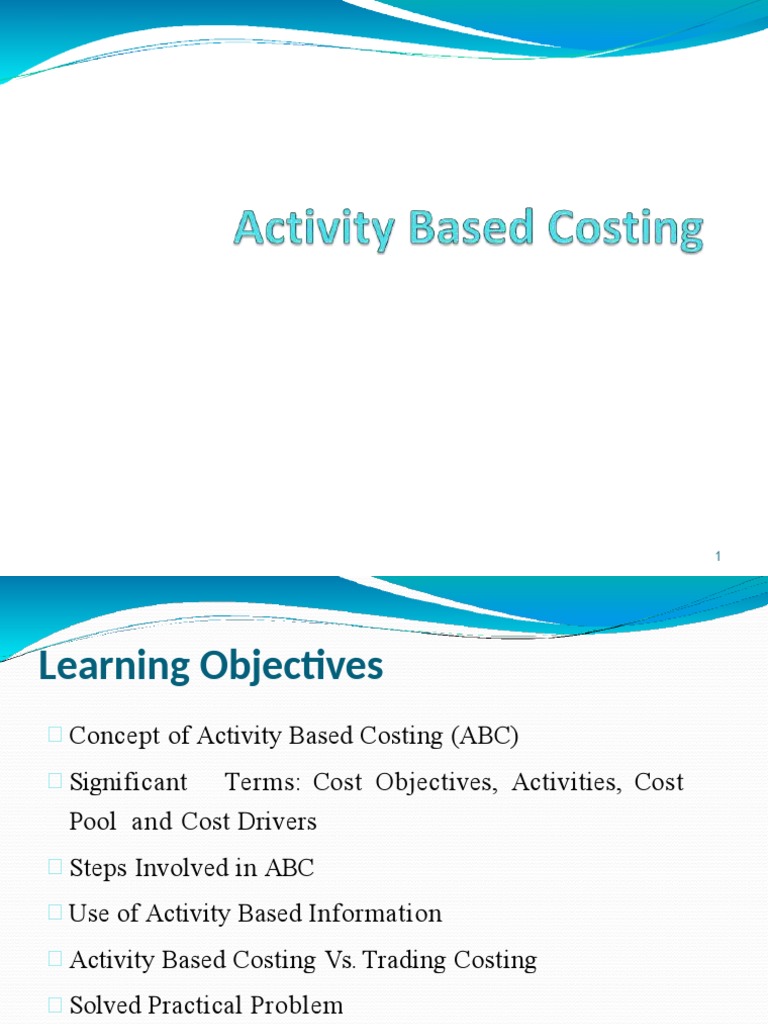ABC Method.. | PDF | Business Economics | Economies