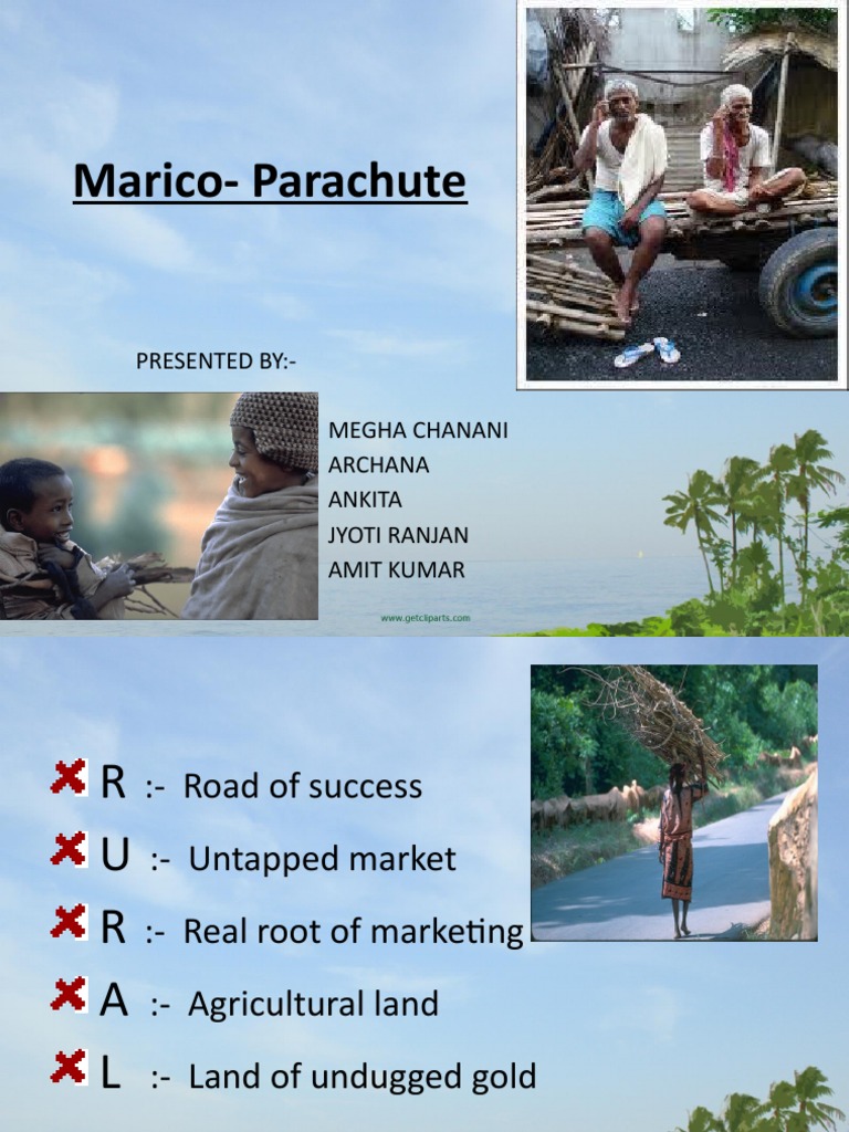Marico-Parachute: Presented By: - Megha Chanani Archana Ankita Jyoti ...