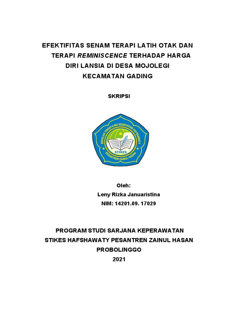 Cover Dan Skripsi No Halaman FIKS | PDF