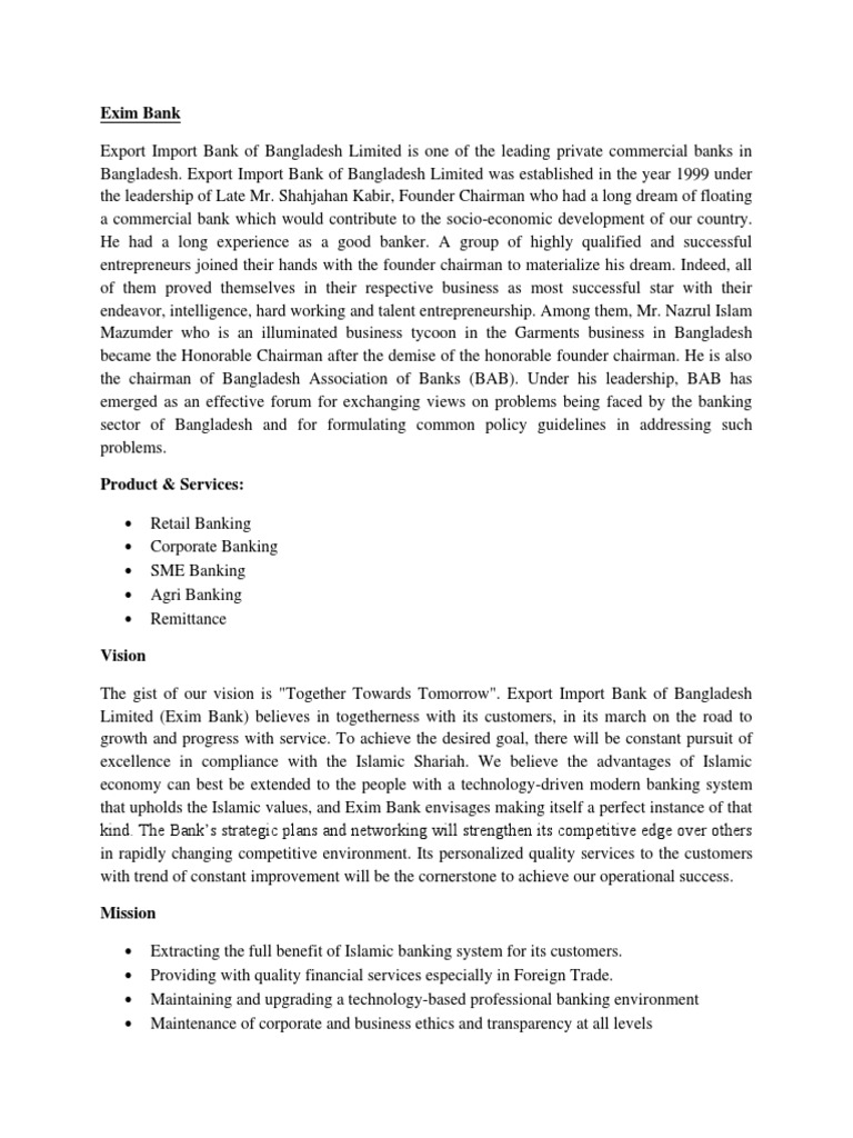 Exim | PDF | Debit Card | Banks