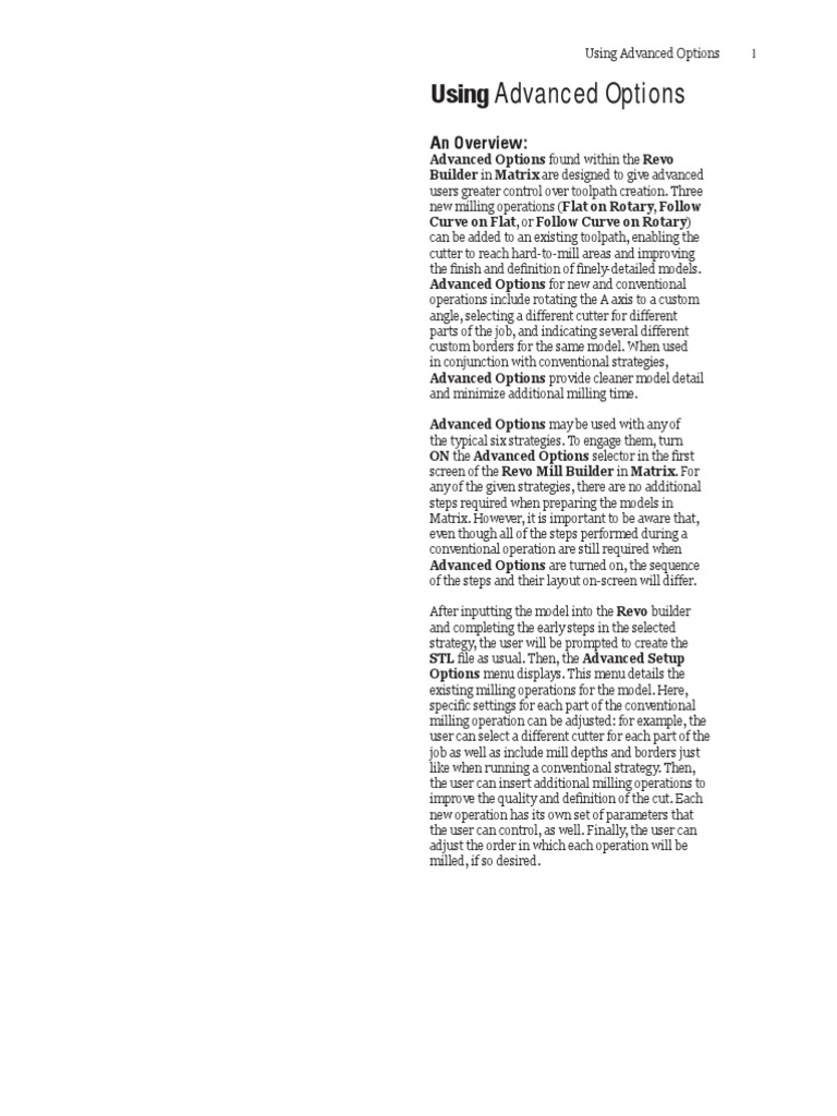 Revo 540 | PDF | Machine Tool | Menu (Computing)