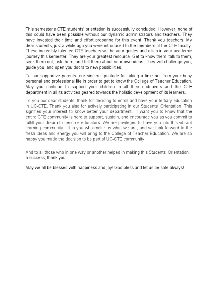 Closing Remarks | PDF