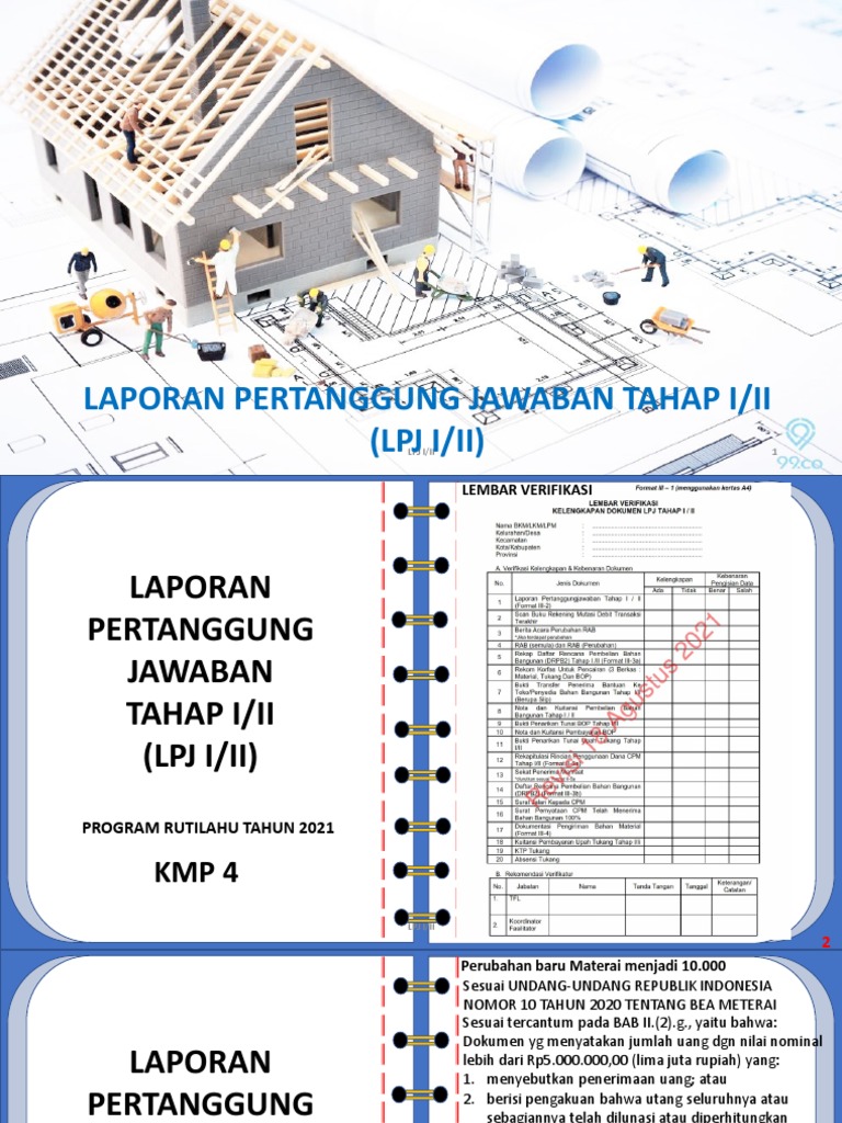 LPJ 2021 Tahap1&2 - 14092021 With Animasi Bag-1 | PDF