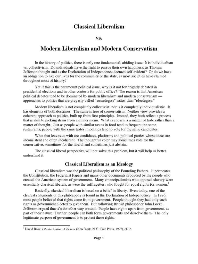 Classical_Liberalism_vs_Modern_Liberal_Conservatism | Liberalism ...