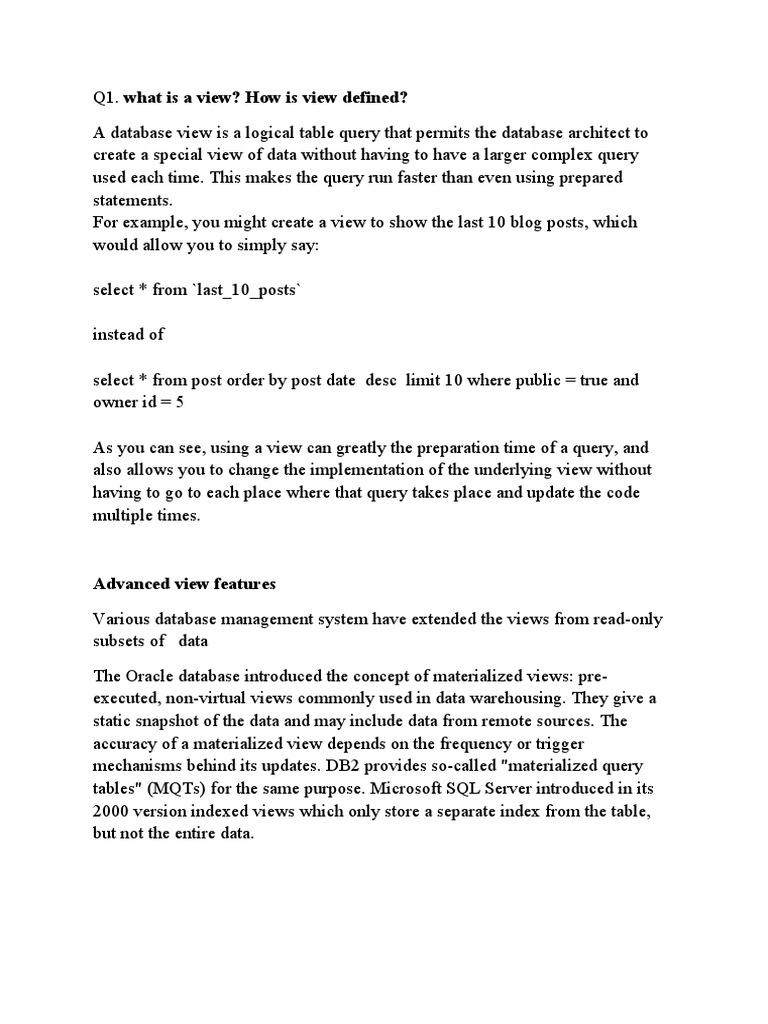Rdbms Ass | PDF | Microsoft Sql Server | Information Retrieval