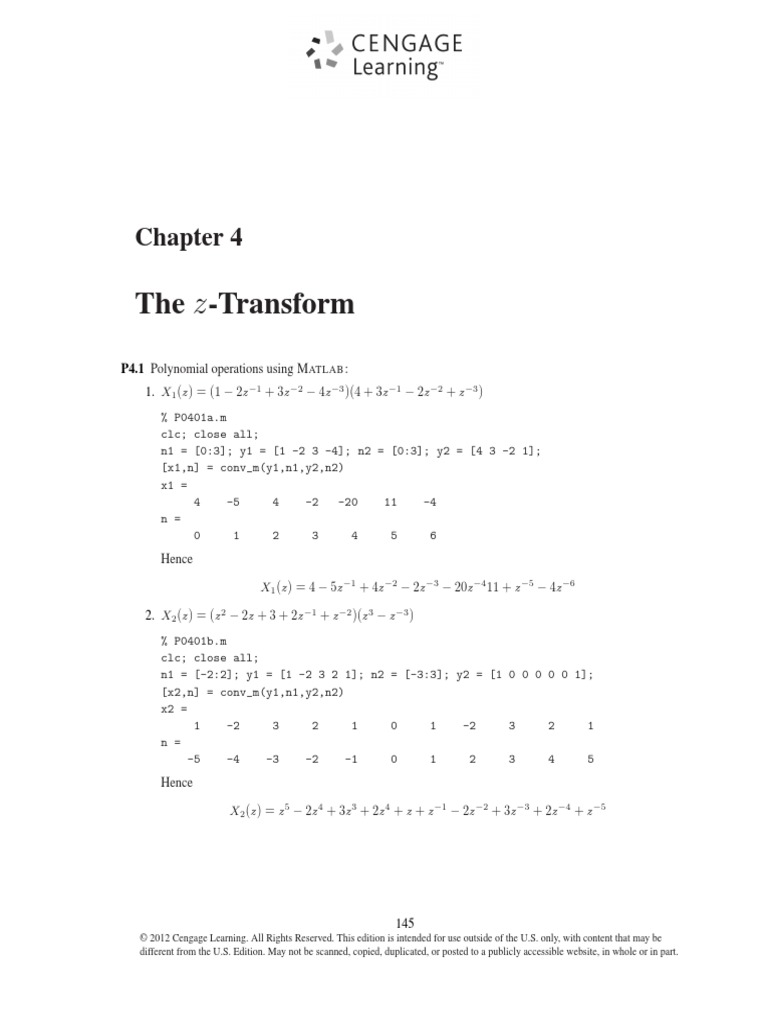 The - Transform: X 2z 4z 2z | PDF | Mathematical Concepts | Computer ...