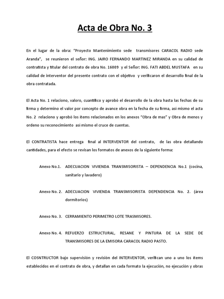 Acta de Obra 3