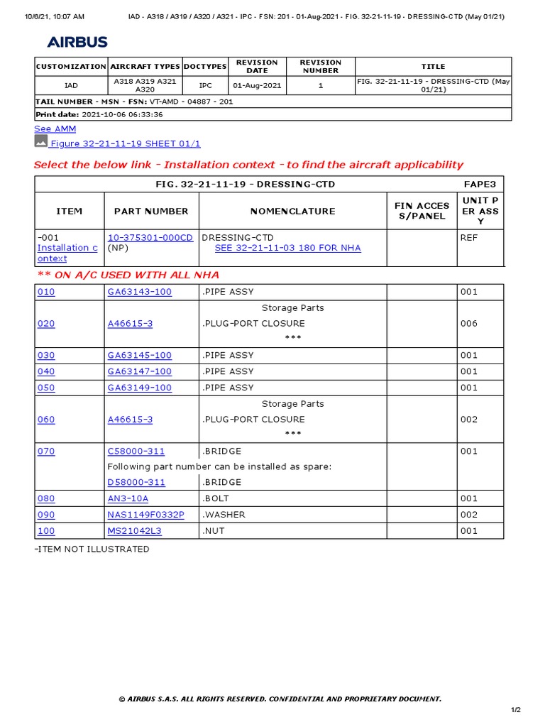 IAD - A318 - A319 - A320 - A321 - IPC - FSN - 201 - 01-Aug-2021 - FIG ...