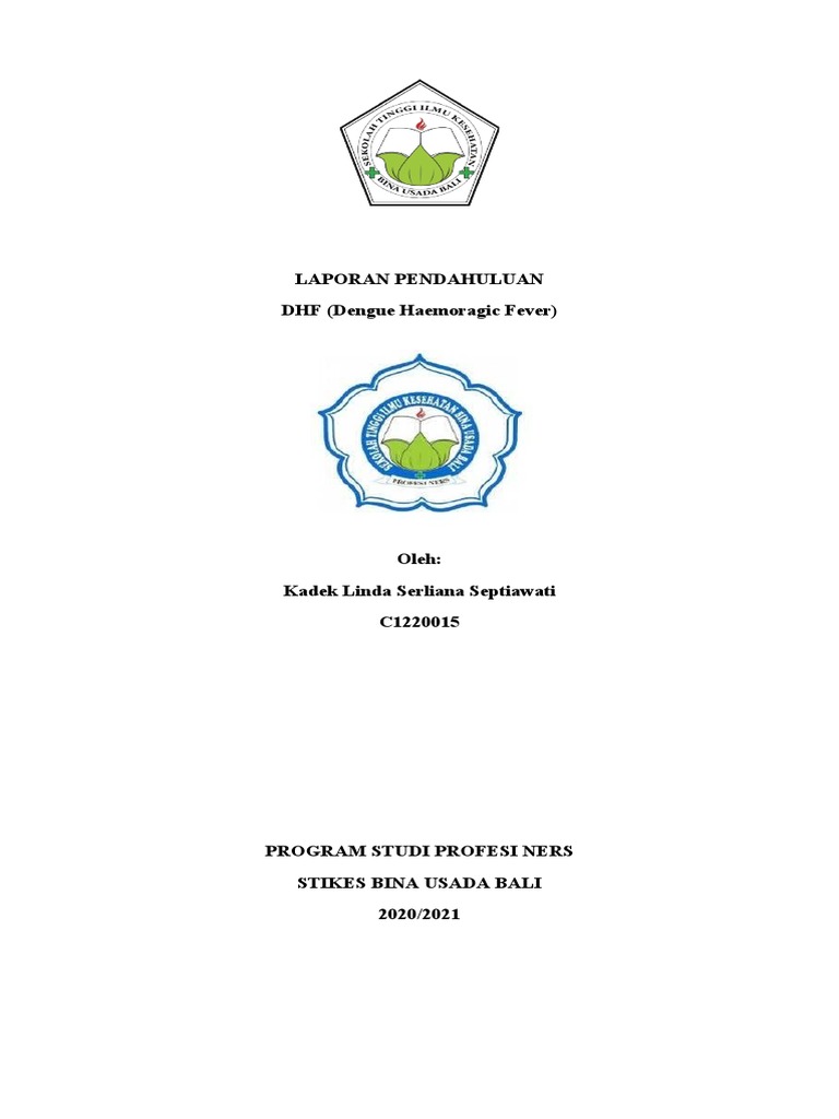 Laporan Pendahuluan DHF pada Anak | PDF