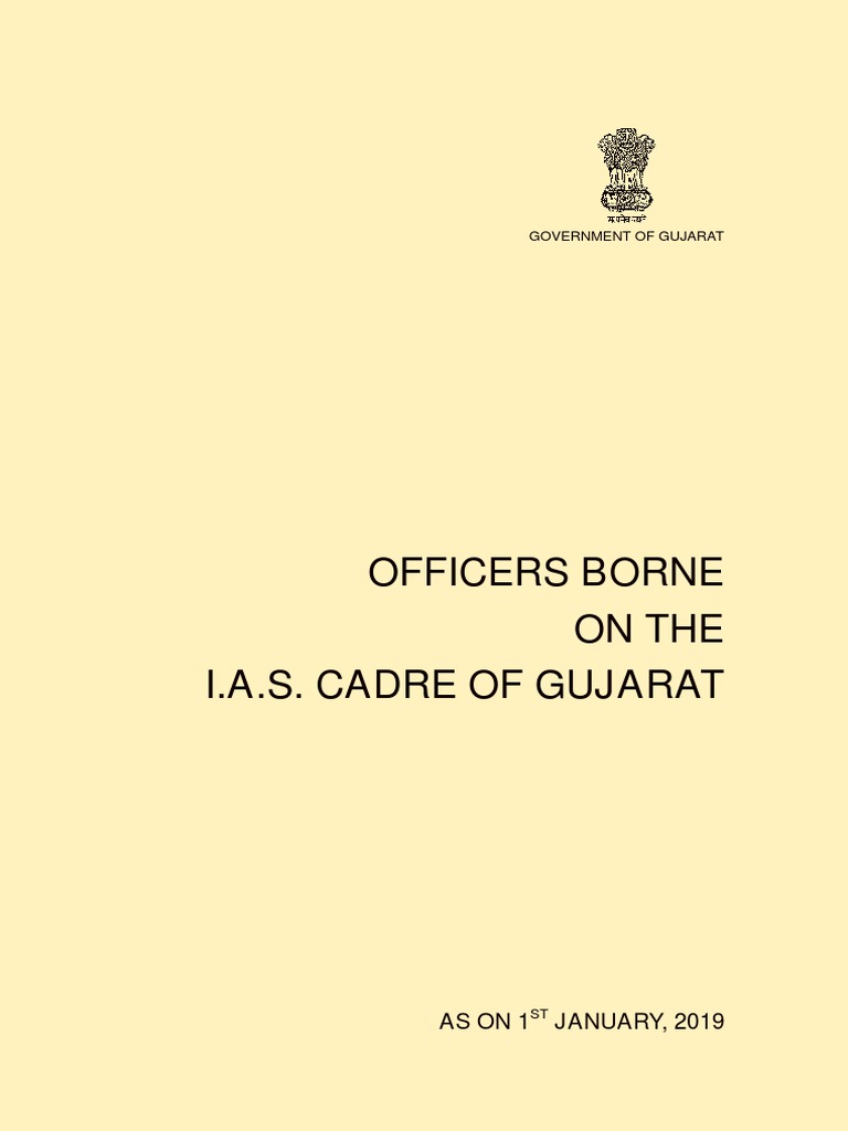 IAS Civil List 2019 | PDF | Government | Government Of India