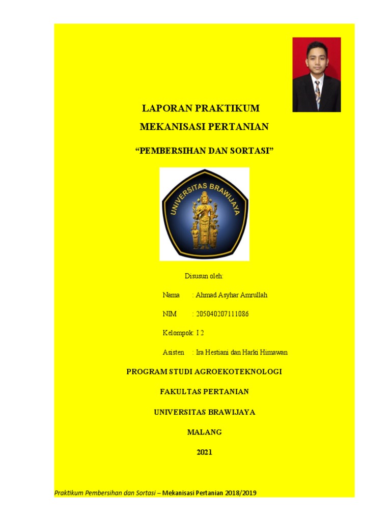 Work Sheet Pembersihan Dan Sortasi | PDF