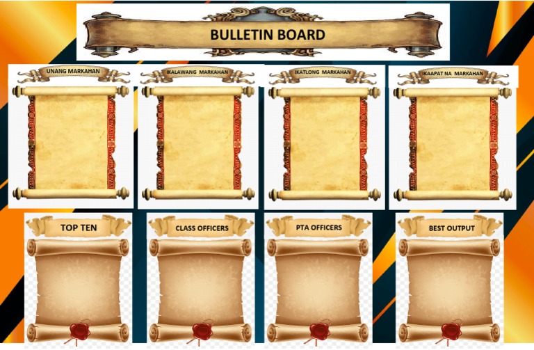 Class Officers Bulletin Board