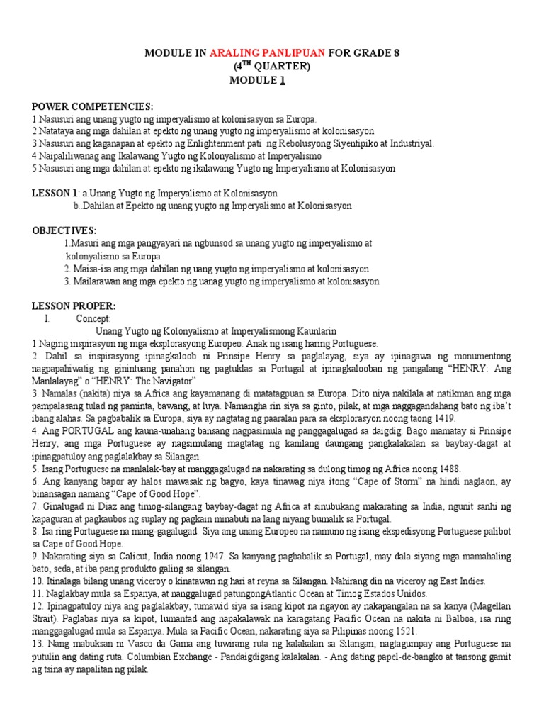 AP Module Week One | PDF