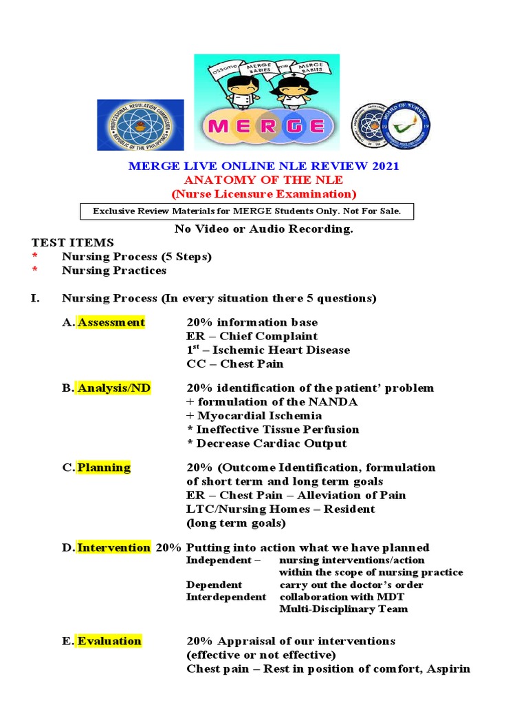 2021 NLE Review Guide for Nurses | PDF | Cardiopulmonary Resuscitation ...