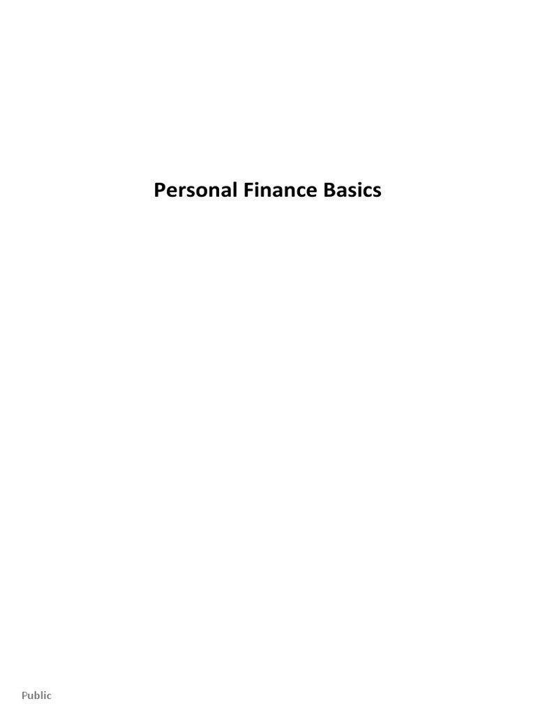 Personal Finance Course | PDF | Goal | Debt